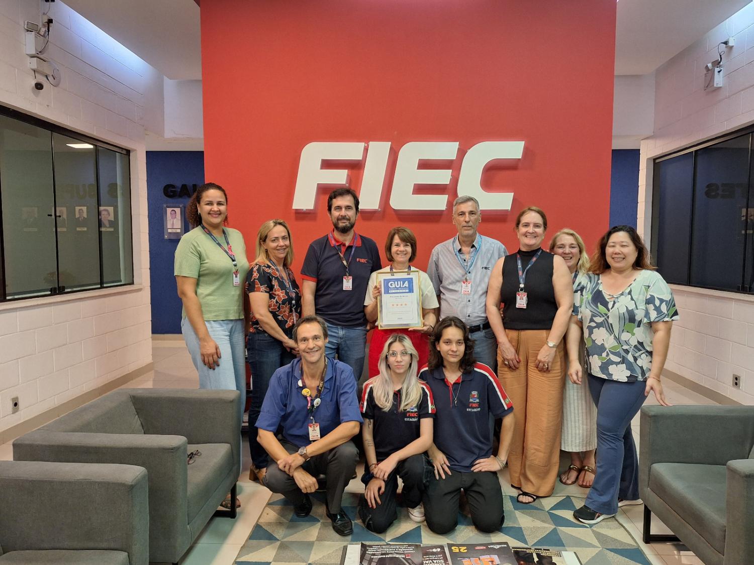 Fiec conquista 4 estrelas em Guia no curso Processos Químicos